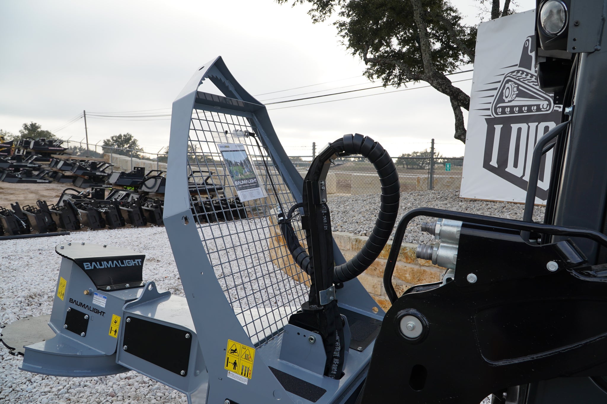 Baumalight Tree "Drop" Saw Excavator/Skid Steer Attachment – I Dig Texas