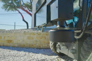 TPD750 Sidewinder Texas Post Driver Side-Mounted Skid Steer Attachment ...