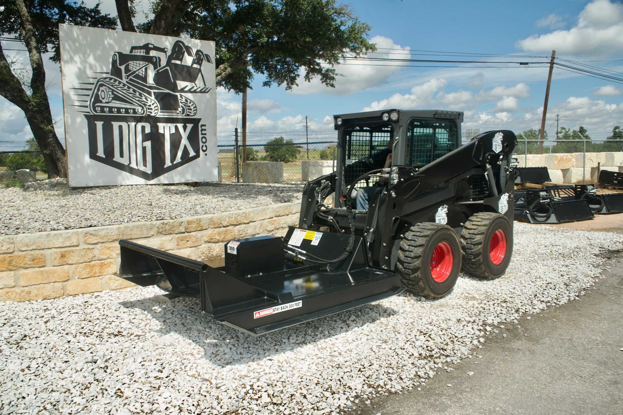 3-Blade Brush Cutter for Skid Steers – I Dig Texas