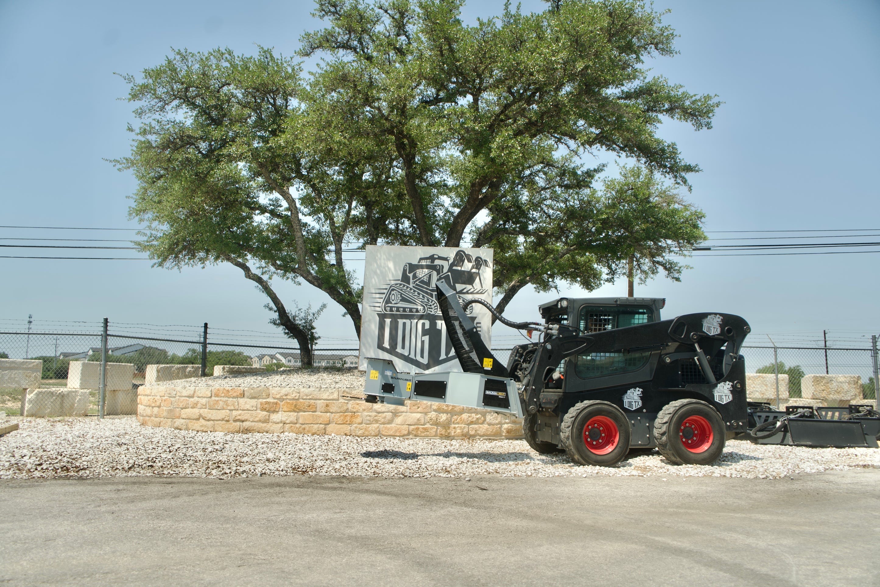 Baumalight Tree "Drop" Saw Excavator/Skid Steer Attachment – I Dig Texas
