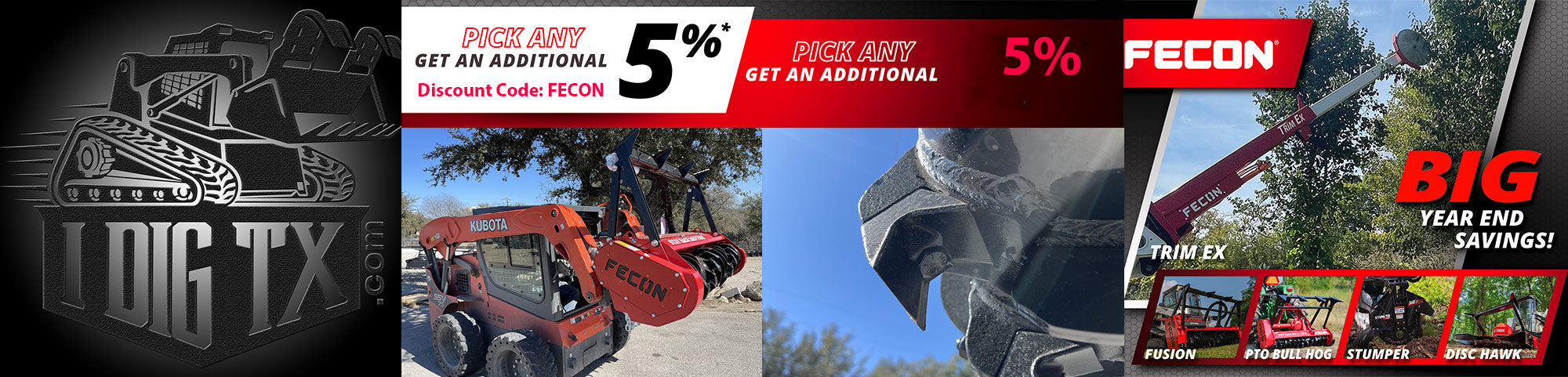 I Dig Texas | Tractor/Skid Steer Attachments & Implements