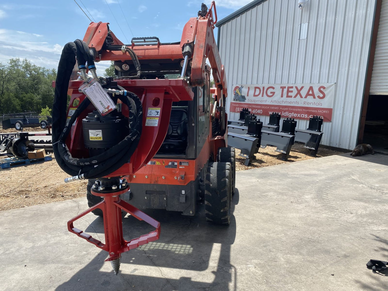 Fecon Stump-Ex Auger Stump Planer Skid Steer Attachment – I Dig Texas