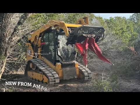 AMFG Barracuda Tree Grubber Grapple Skid Steer Attachment – I Dig Texas